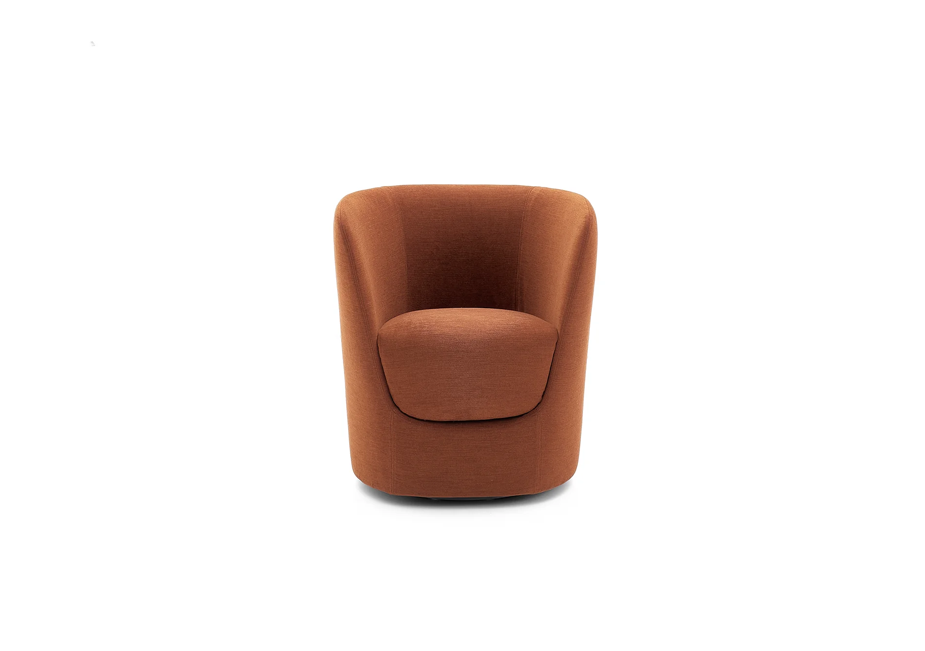 Oplà Swivel Armchair Red Bellis 35 Fabric (Quick Ship)