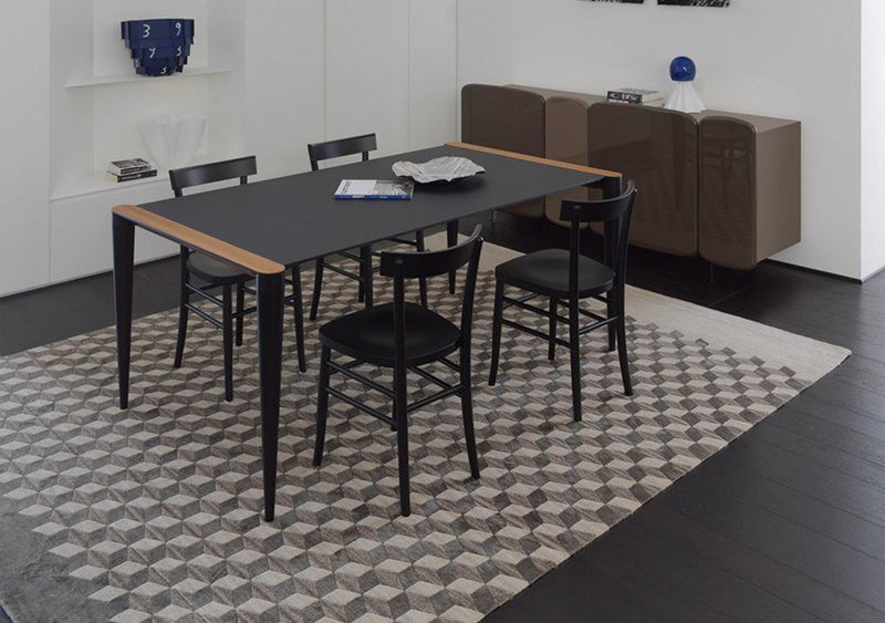 Bolero Rectangular Fenix Fixed Dining Table